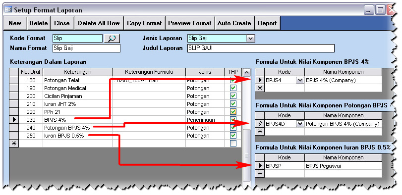 Bagaimanakah cara setting BPJS pada program Krishand Payroll